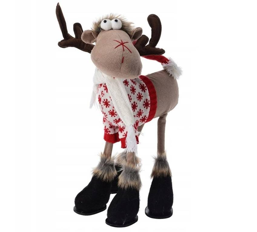 Renifer Bożonarodzeniowy stojący 50cm